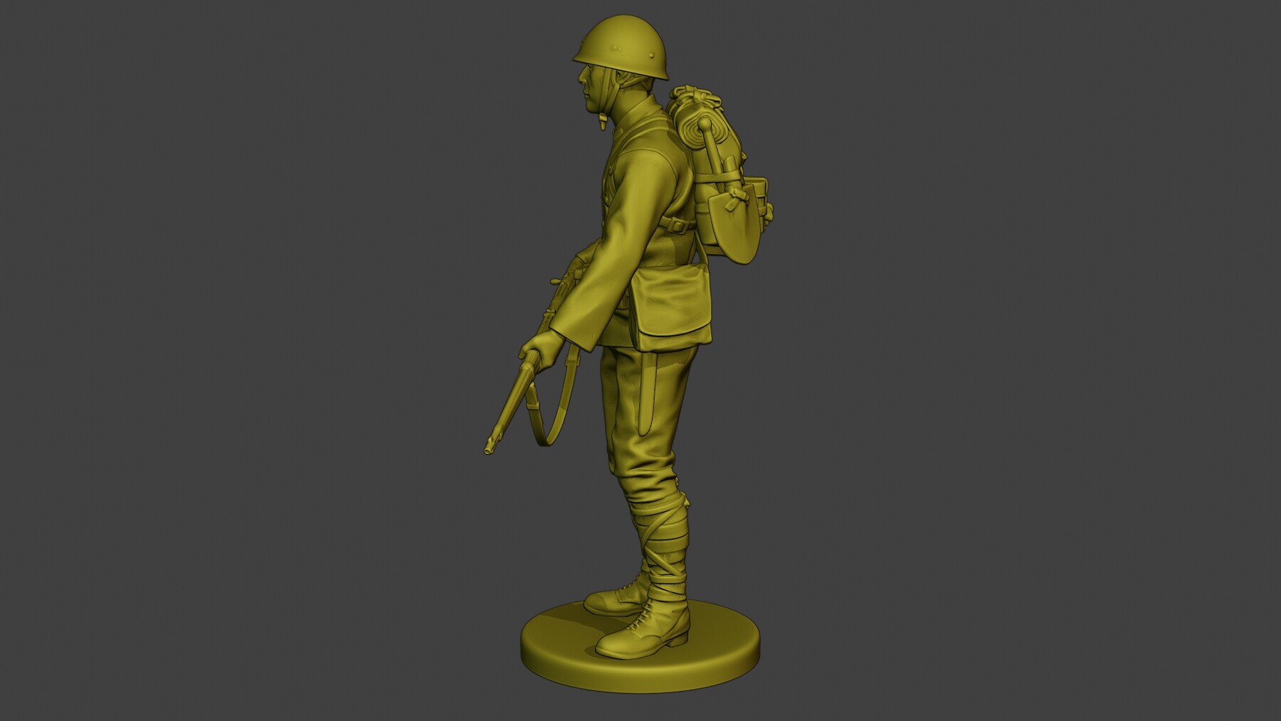 ArtStation - Japanese soldier ww2 Stand J1 | Resources
