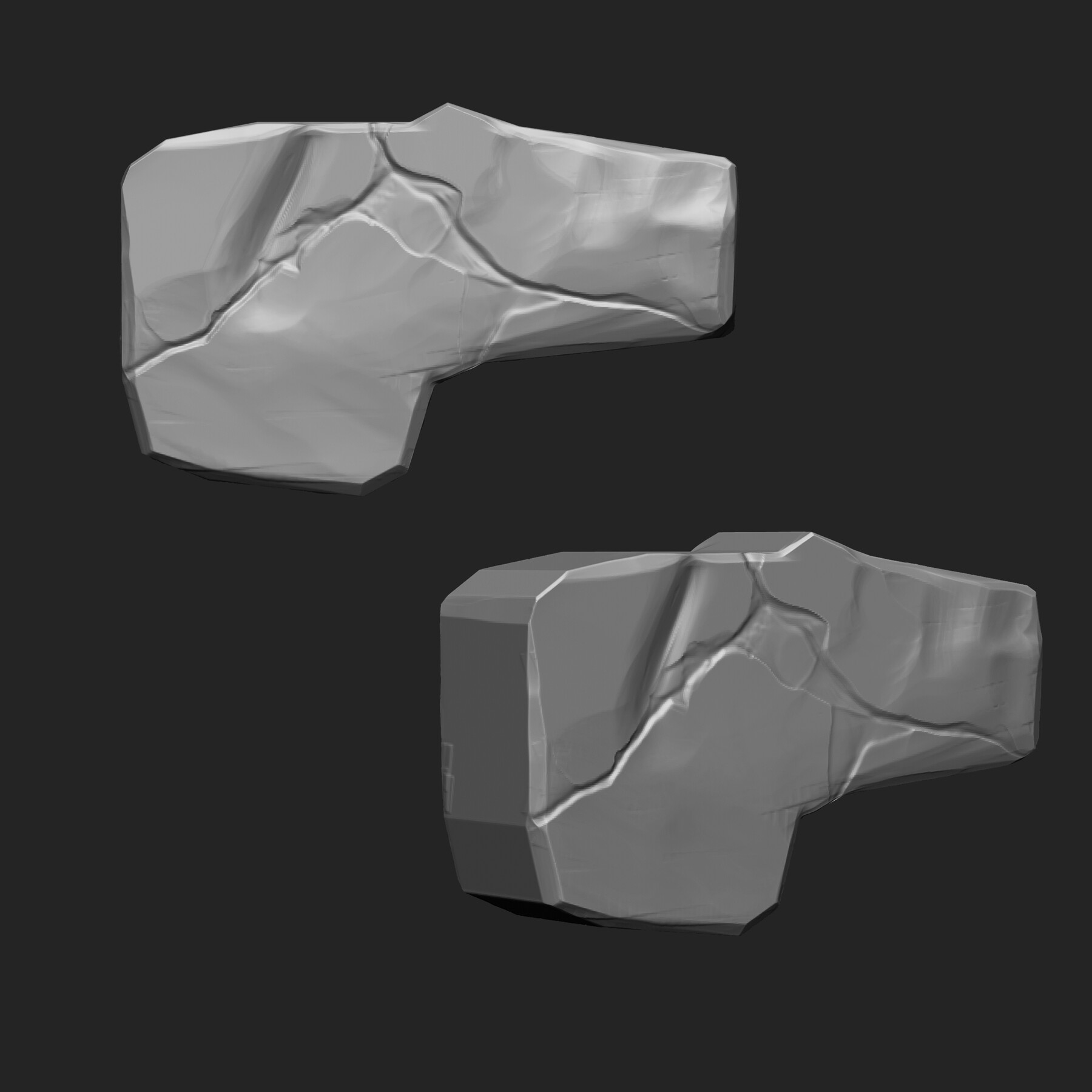 ArtStation - Stylized Stone IMM Brushes 30 in one Vol. 3 | Brushes