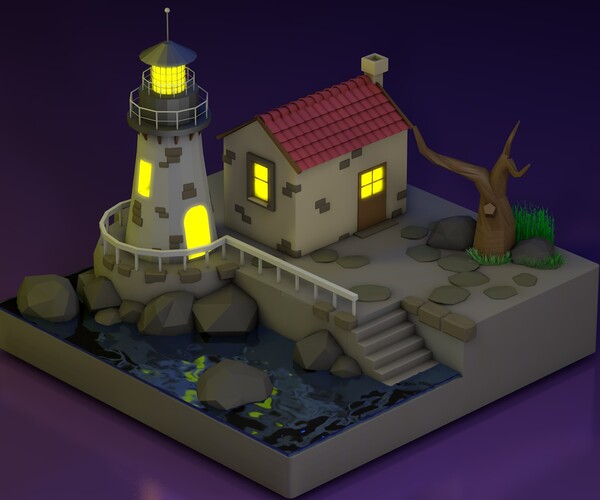 ArtStation - Lighthouse | Game Assets