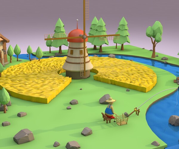 ArtStation - Village | Game Assets