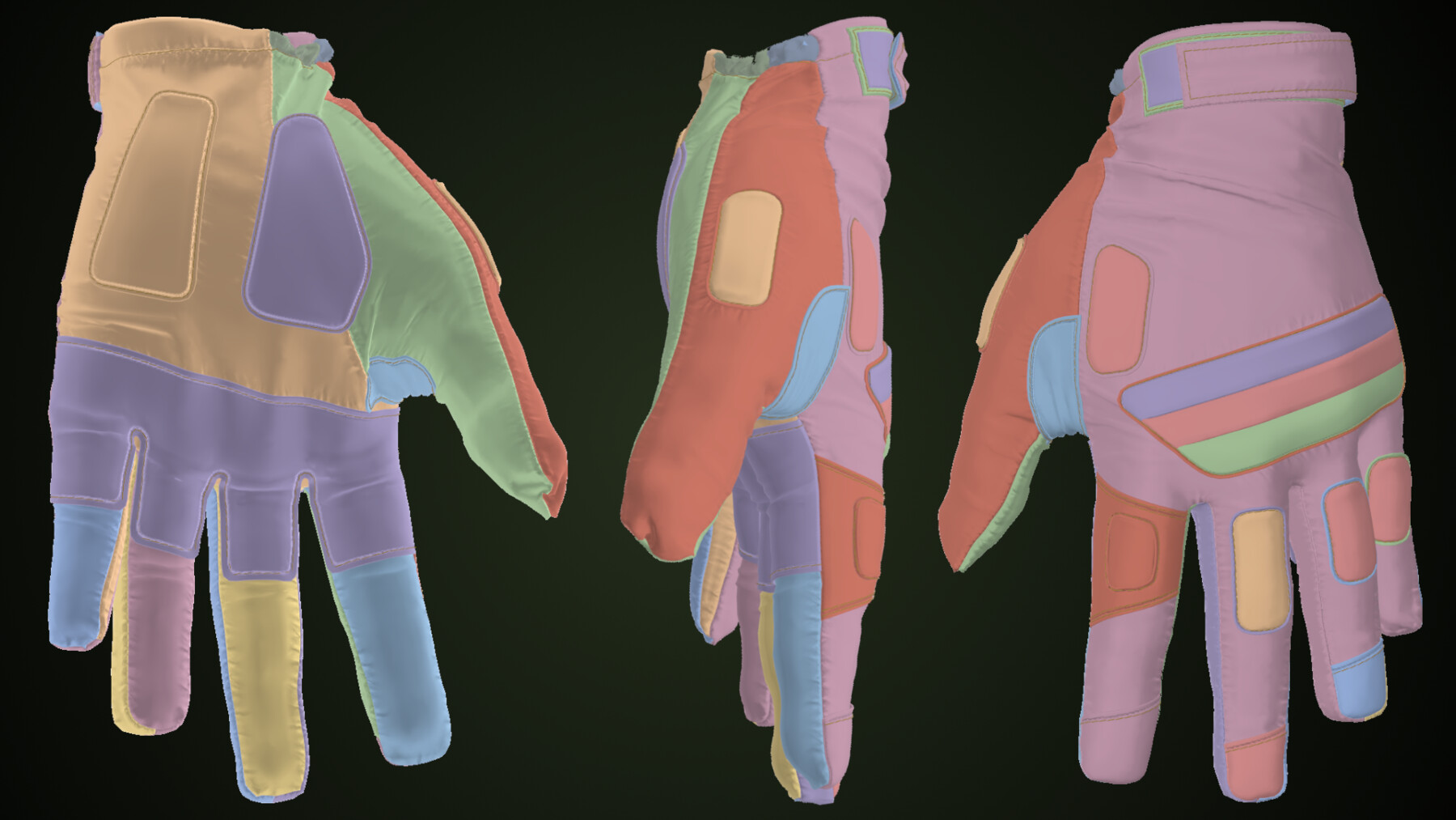ArtStation - Tactical gloves - Marvelous Designer / Clo3d project + OBJ ...