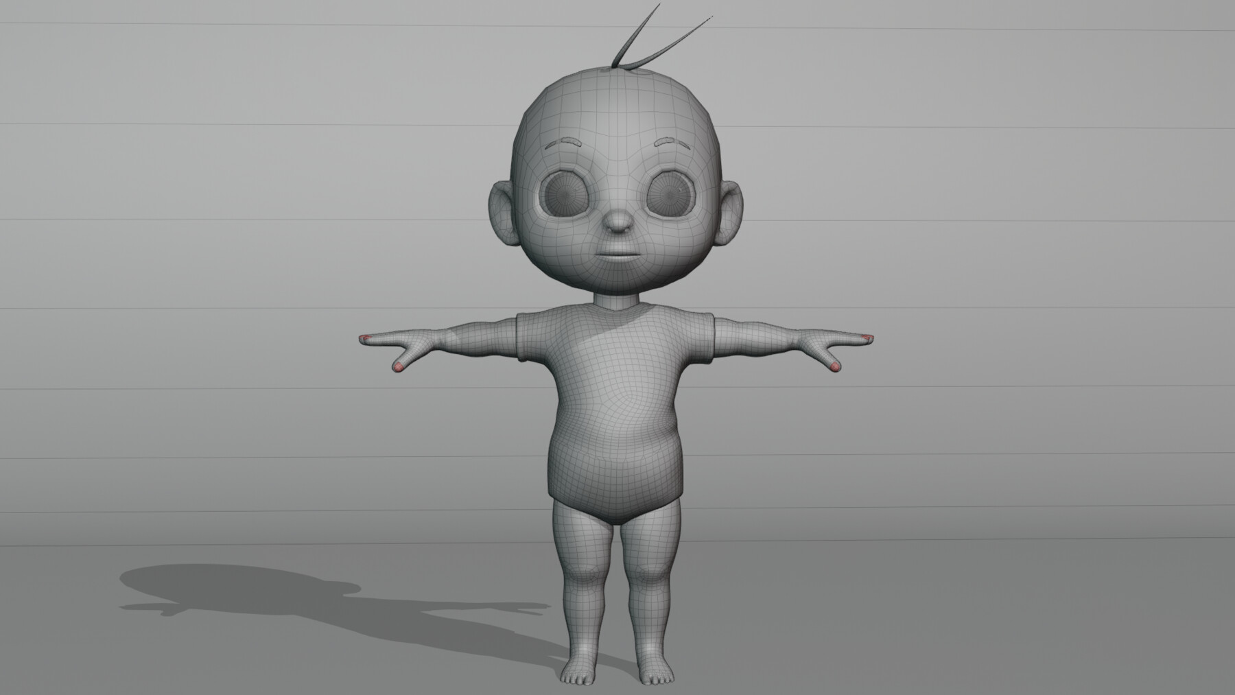 ArtStation - Cartoon Baby - FULLY RIGGED | Game Assets