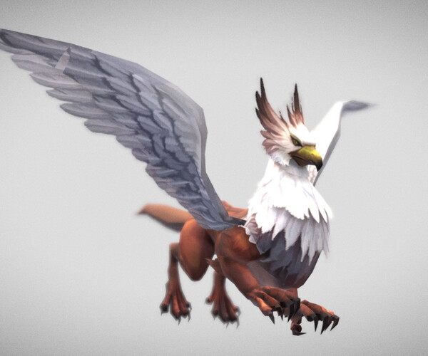 ArtStation - Dungeon Fantasy Monster - Gryphon | Game Assets