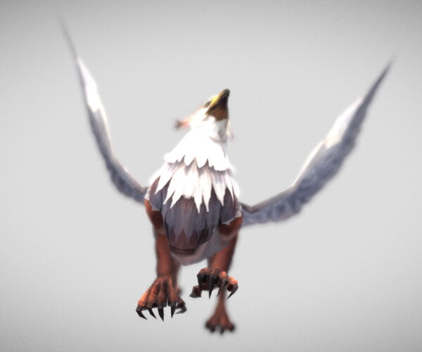 ArtStation - Dungeon Fantasy Monster - Gryphon | Game Assets