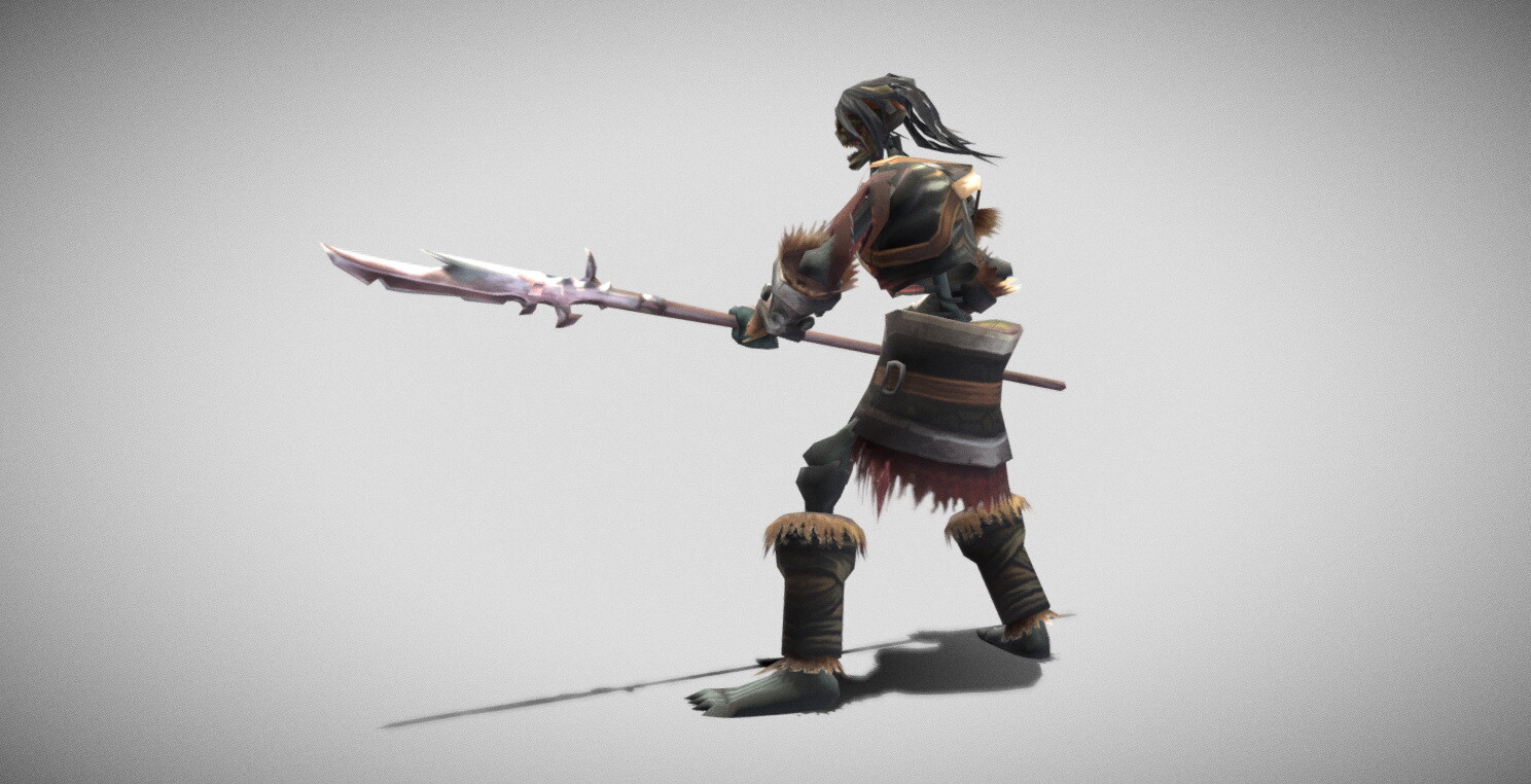 ArtStation - Dungeon Fantasy Monster - Skeleton Monk | Game Assets