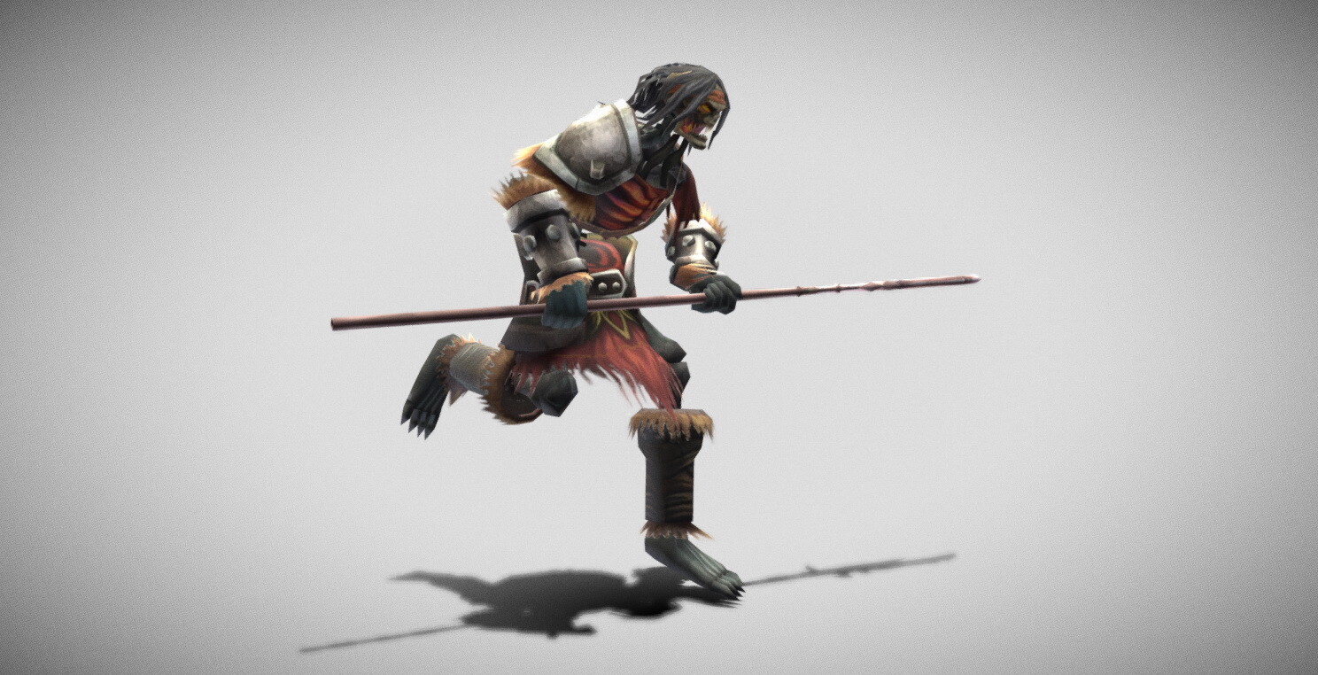 ArtStation - Dungeon Fantasy Monster - Skeleton Monk | Game Assets