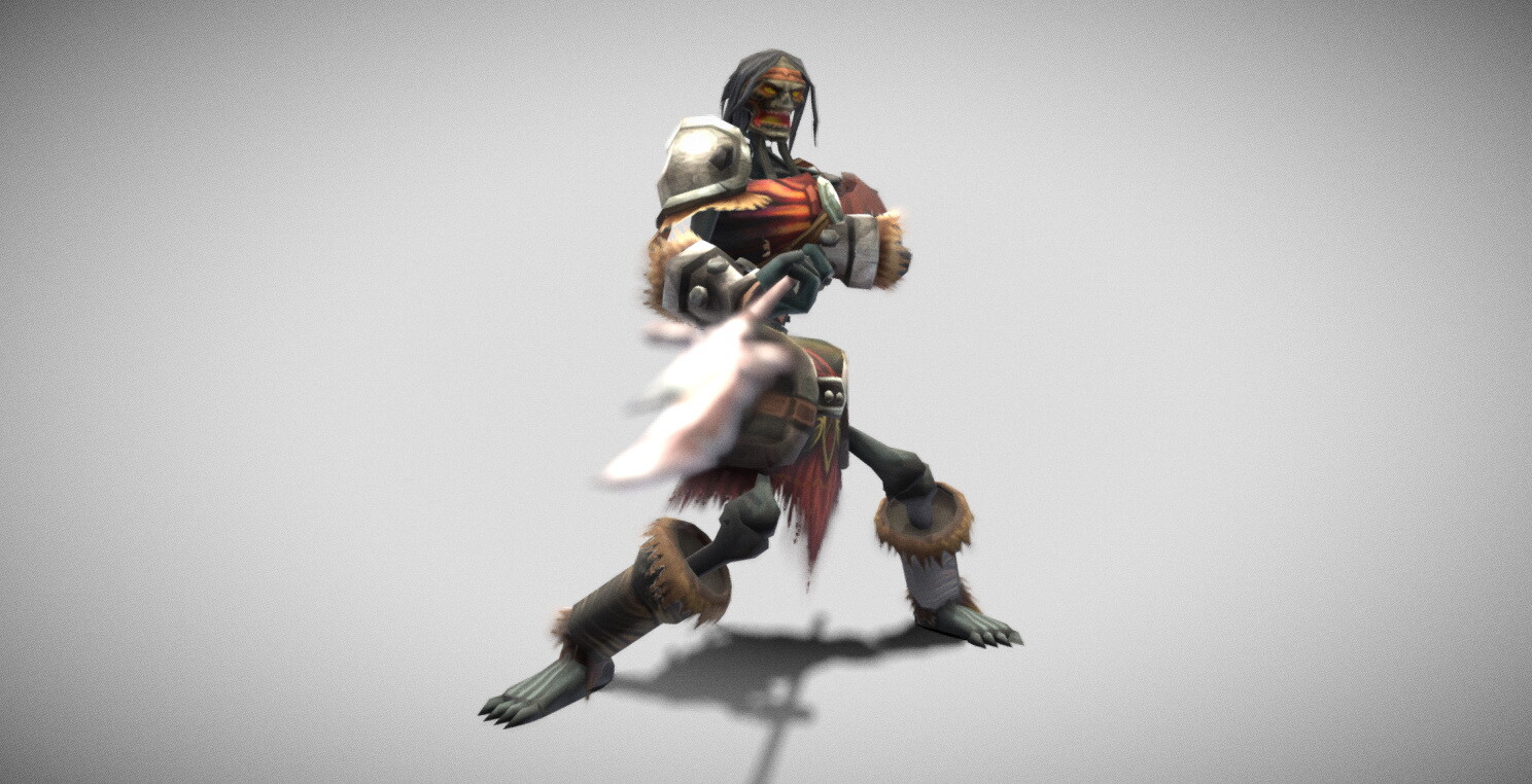 ArtStation - Dungeon Fantasy Monster - Skeleton Monk | Game Assets