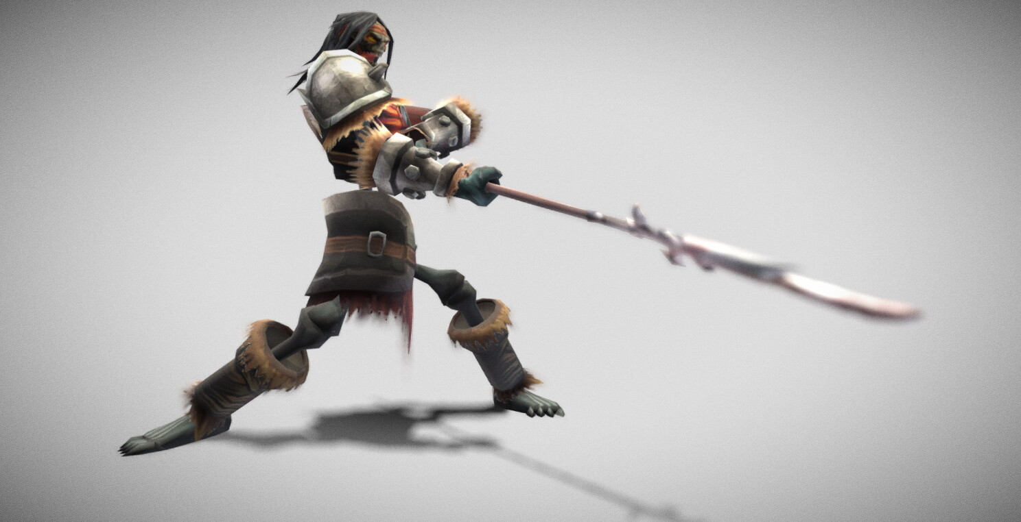 ArtStation - Dungeon Fantasy Monster - Skeleton Monk | Game Assets