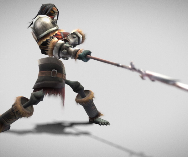 ArtStation - Dungeon Fantasy Monster - Skeleton Monk | Game Assets