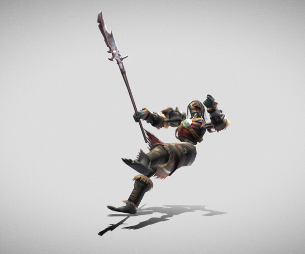 ArtStation - Dungeon Fantasy Monster - Skeleton Monk | Game Assets