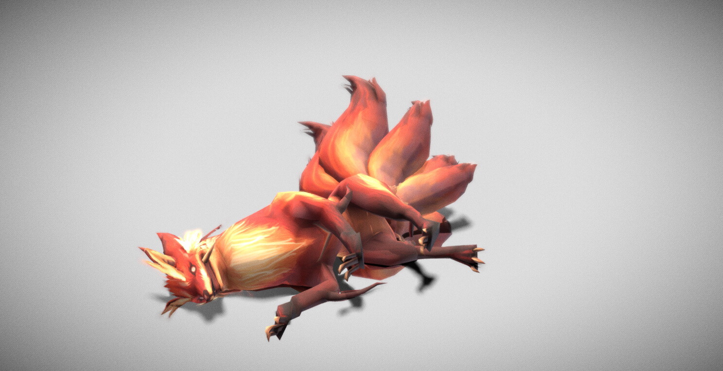 ArtStation - Dungeon Fantasy Monster - Mysterious Fox | Game Assets