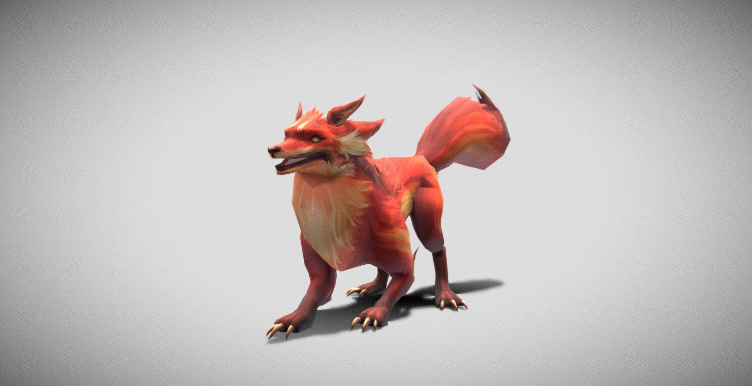 ArtStation - Dungeon Fantasy Monster - Fox | Game Assets