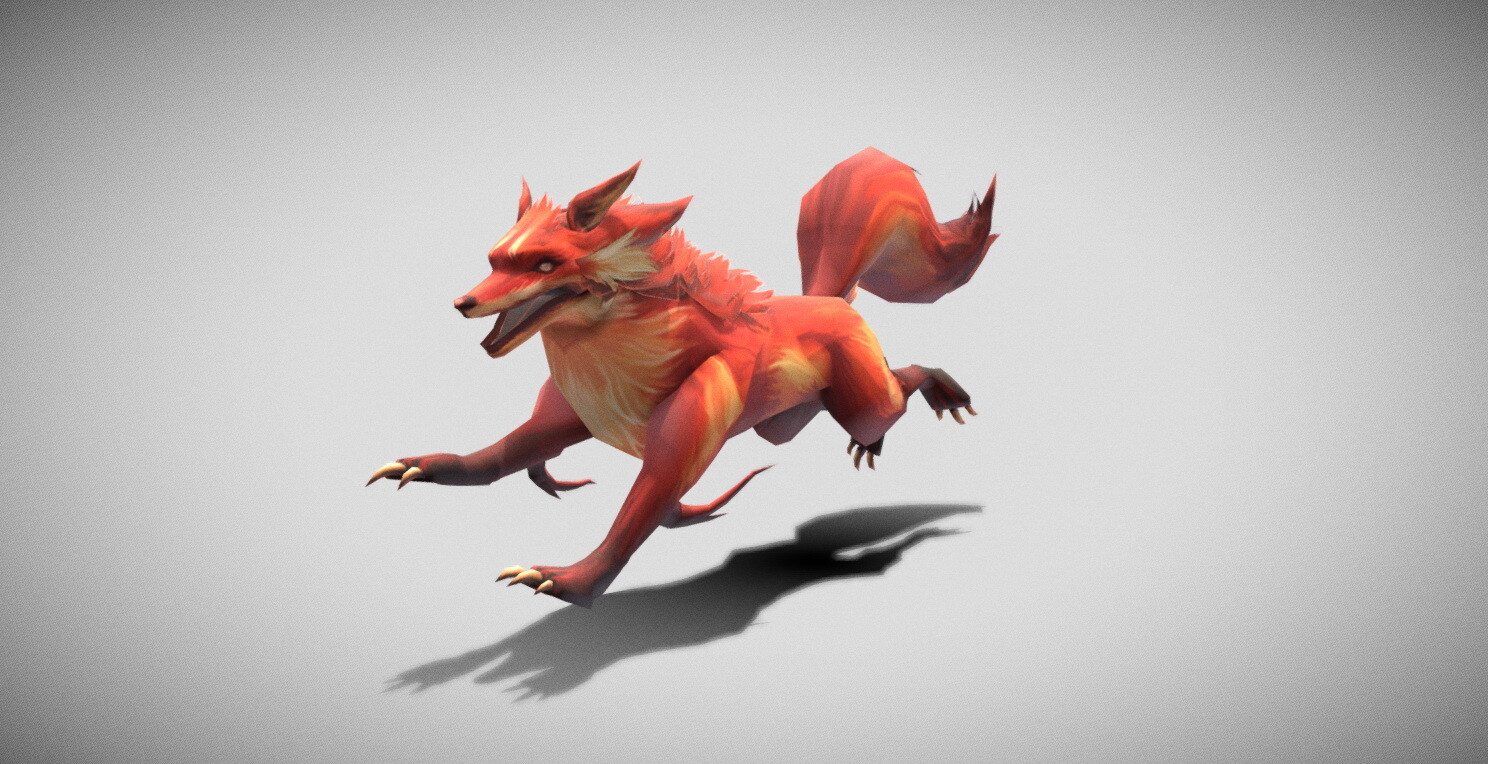 ArtStation - Dungeon Fantasy Monster - Fox | Game Assets