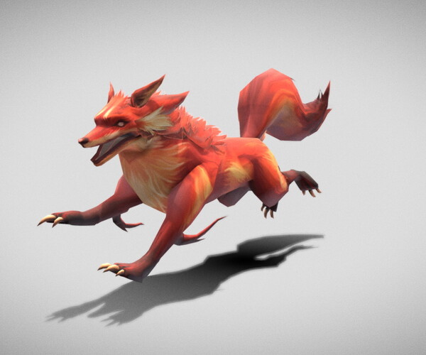 ArtStation - Dungeon Fantasy Monster - Fox | Game Assets
