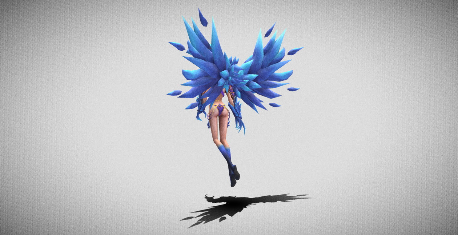 ArtStation - Dungeon Fantasy Monster - Spirit of Ice | Game Assets