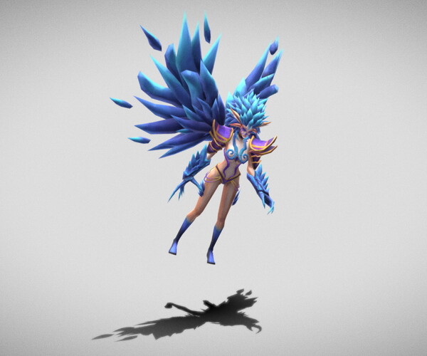 ArtStation - Dungeon Fantasy Monster - Spirit of Ice | Game Assets