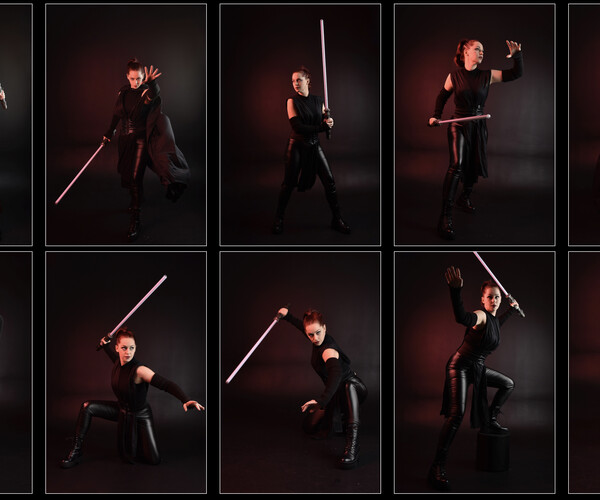 ArtStation - x220 Star Wars Jedi - Pose Reference Pack | Resources