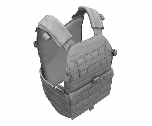 ArtStation - Military Bulletproof Plate Carrier Vest LBT 6094 High Poly ...