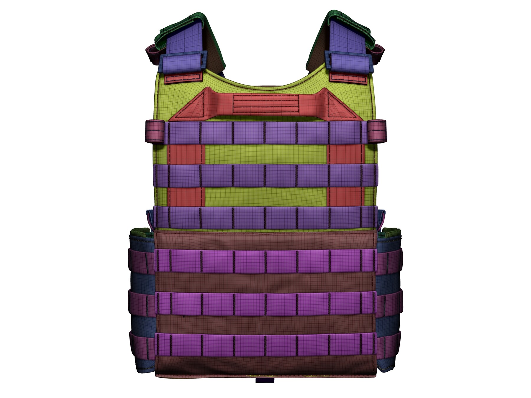 ArtStation - Military Bulletproof Plate Carrier Vest LBT 6094 High Poly ...