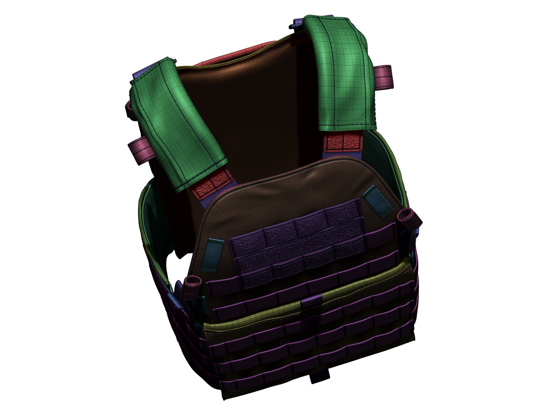 ArtStation - Military Bulletproof Plate Carrier Vest LBT 6094 High Poly ...