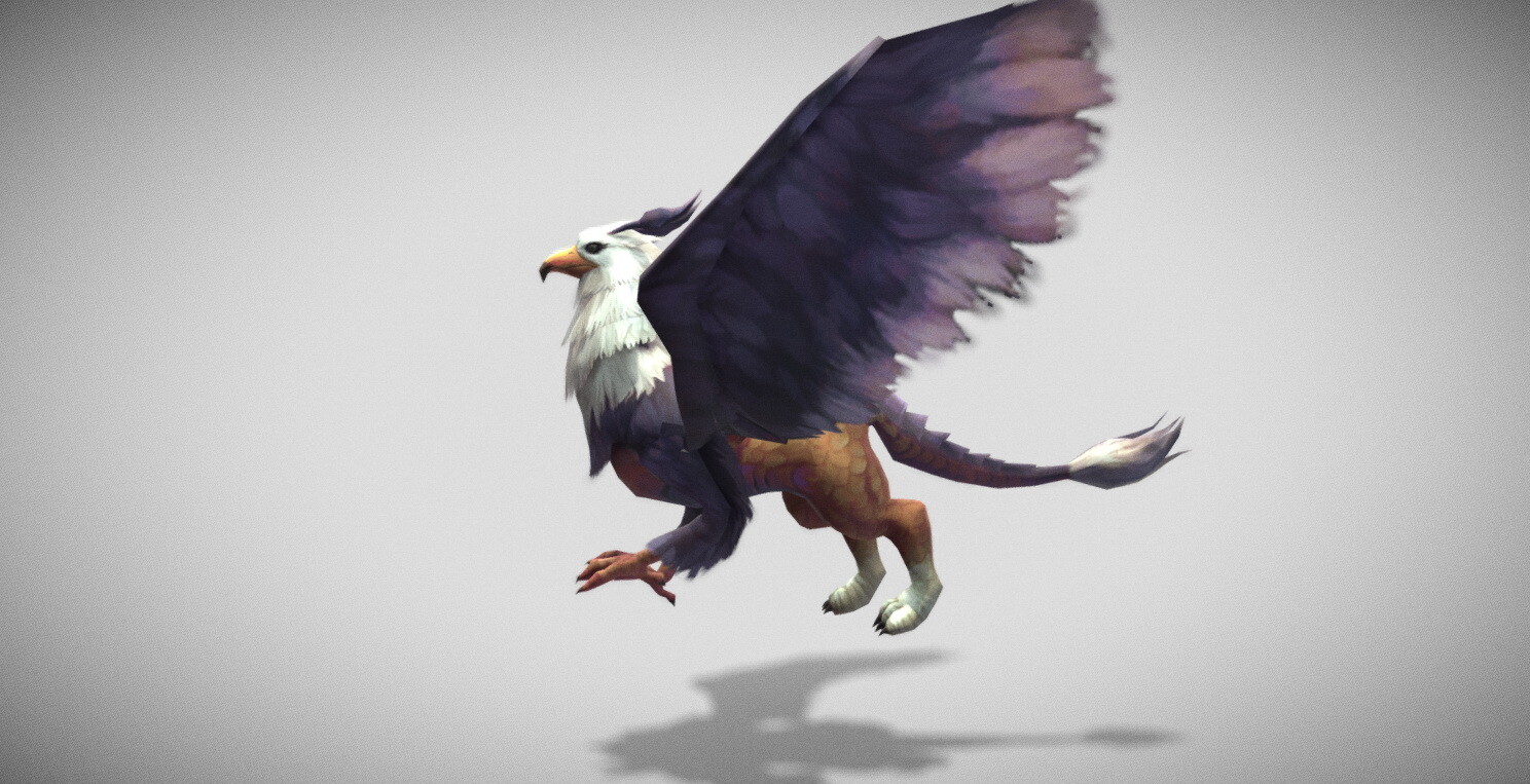 ArtStation - Dungeon Fantasy Monster - Eagle Warrior | Game Assets