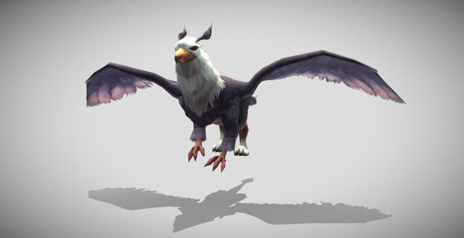 ArtStation - Dungeon Fantasy Monster - Eagle Warrior | Game Assets