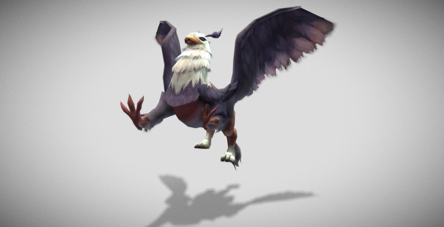 ArtStation - Dungeon Fantasy Monster - Eagle Warrior | Game Assets