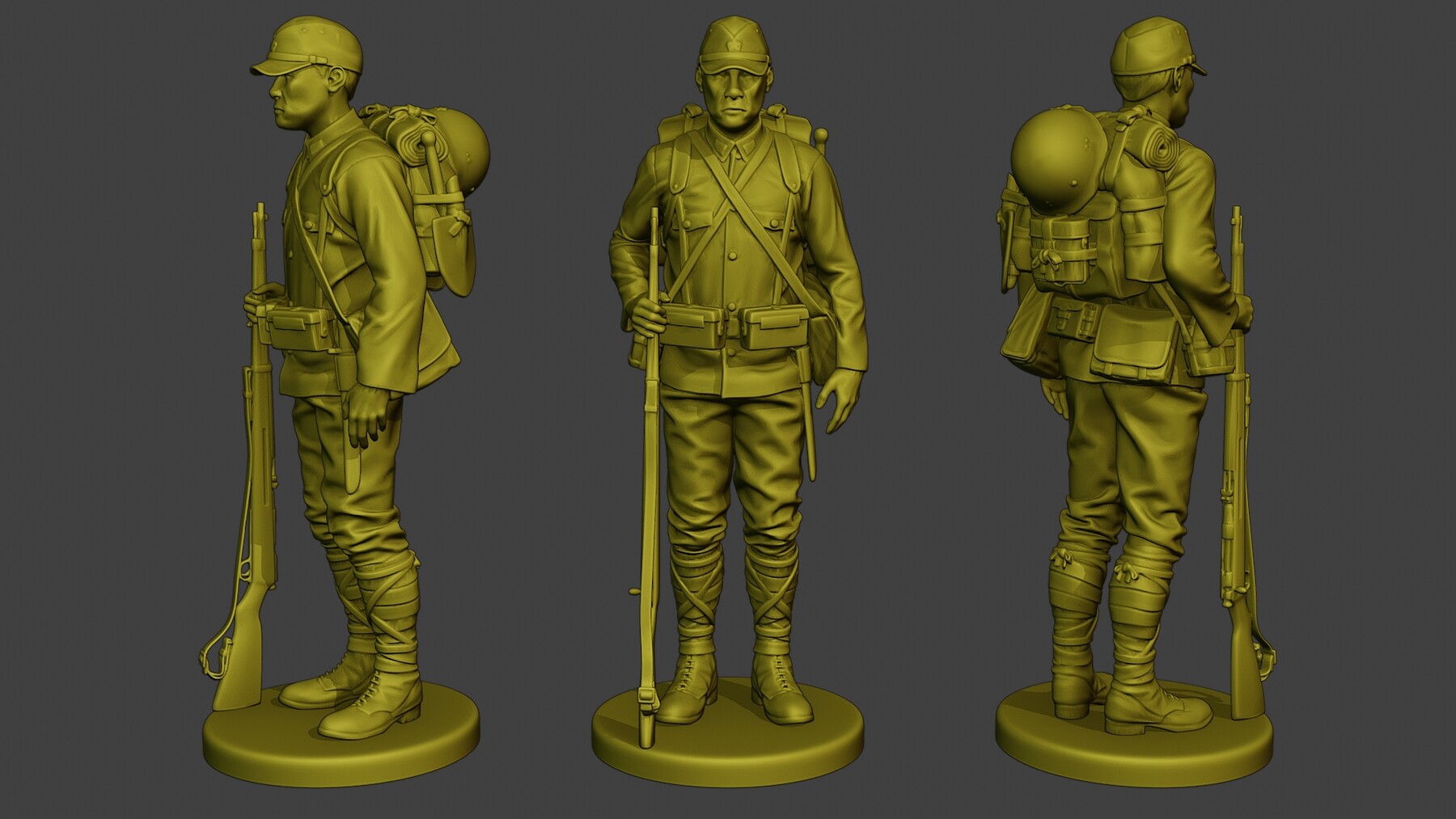 ArtStation - Japanese soldiers ww2 J1 Pack1 | Resources
