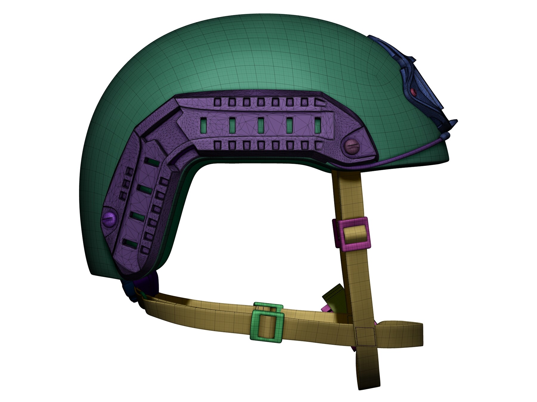 ArtStation - Ops Core Fast Ballistic Helmet - High Poly 3d model (ZTL ...