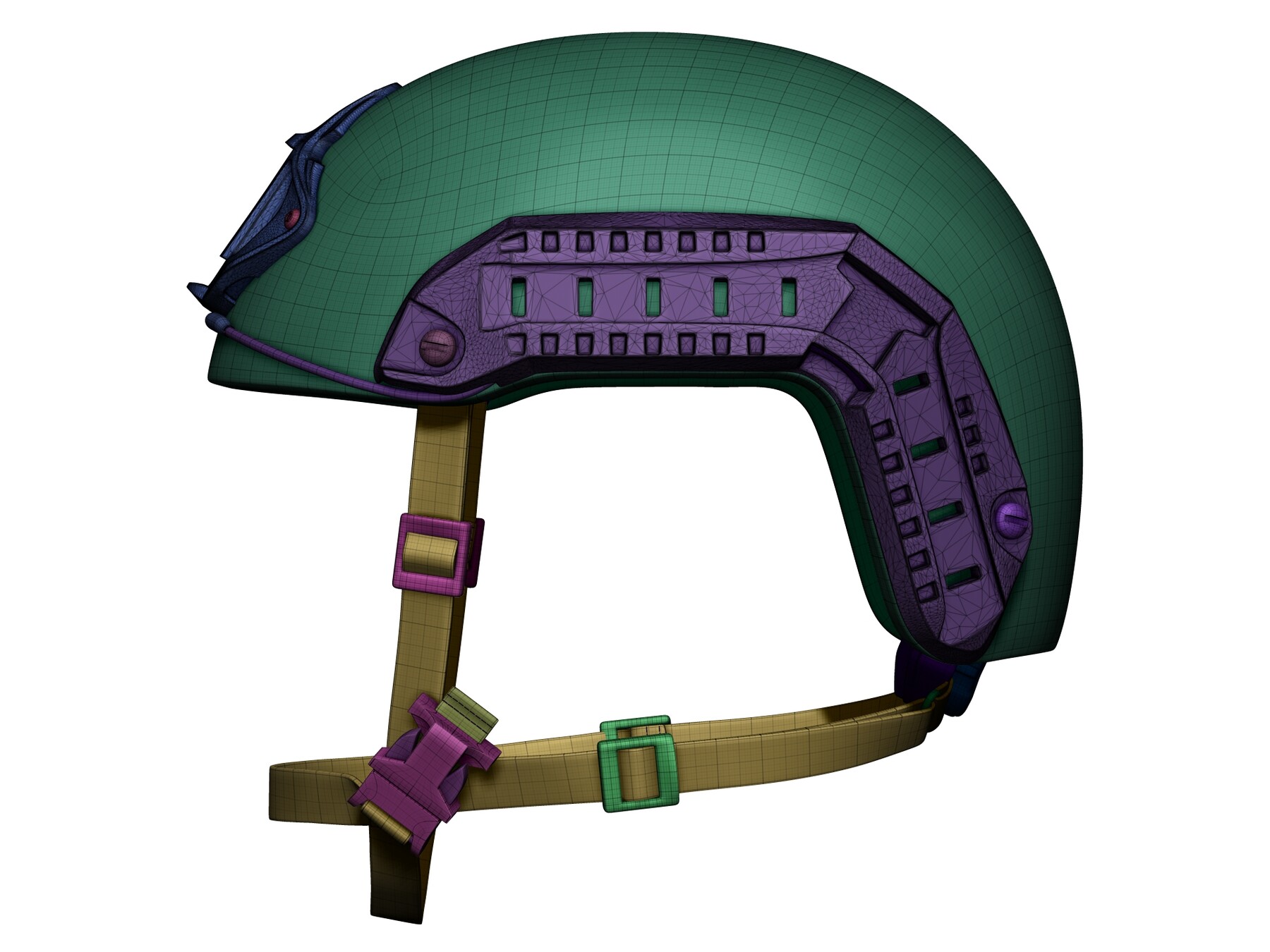 ArtStation - Ops Core Fast Ballistic Helmet - High Poly 3d model (ZTL ...