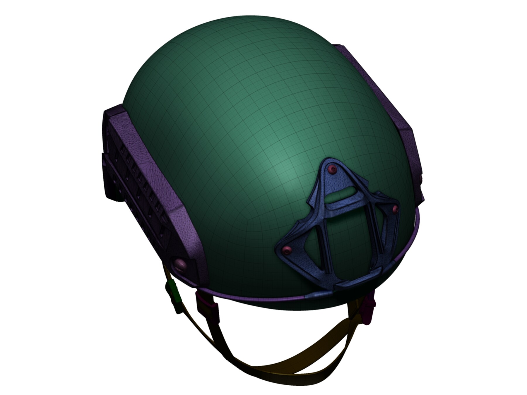 ArtStation - Ops Core Fast Ballistic Helmet - High Poly 3d model (ZTL ...