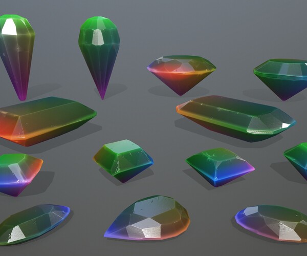 ArtStation - Gem Set | Game Assets