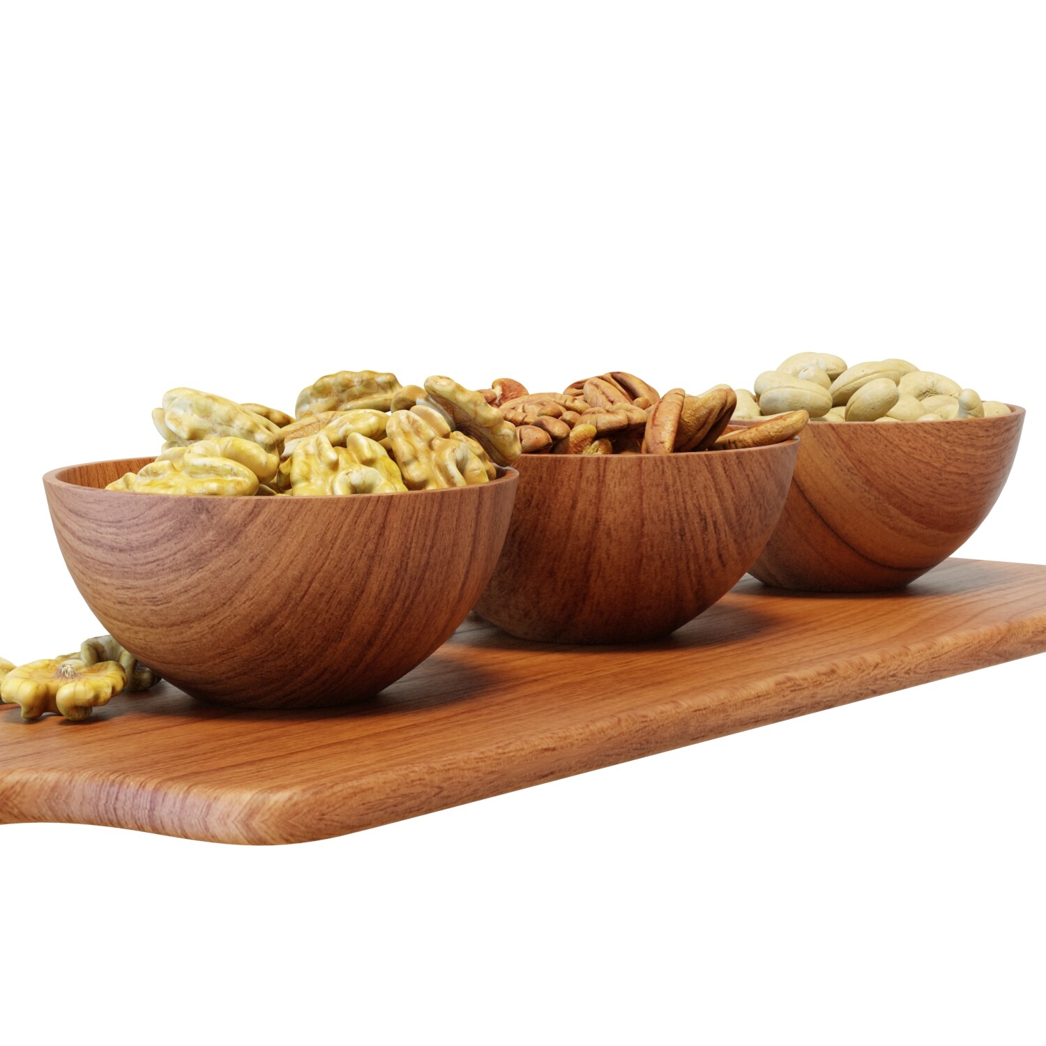 ArtStation - 3D Model / Food Set 17 / Serving Board With Nuts | Resources