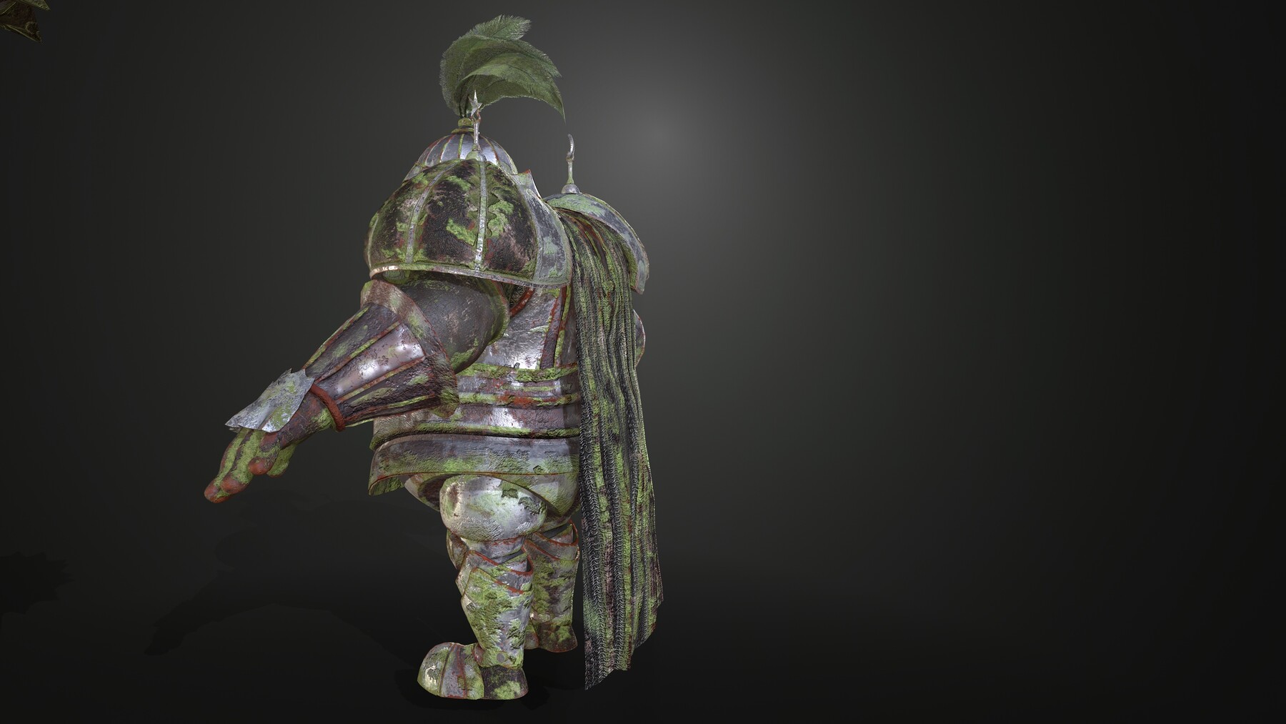 ArtStation - Rottund knight Low-poly 3D model | Game Assets