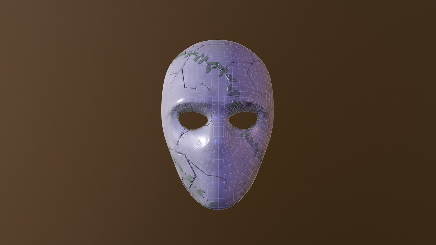 ArtStation - Stranger`s Mask- Game Ready Low-poly 3D model | Resources