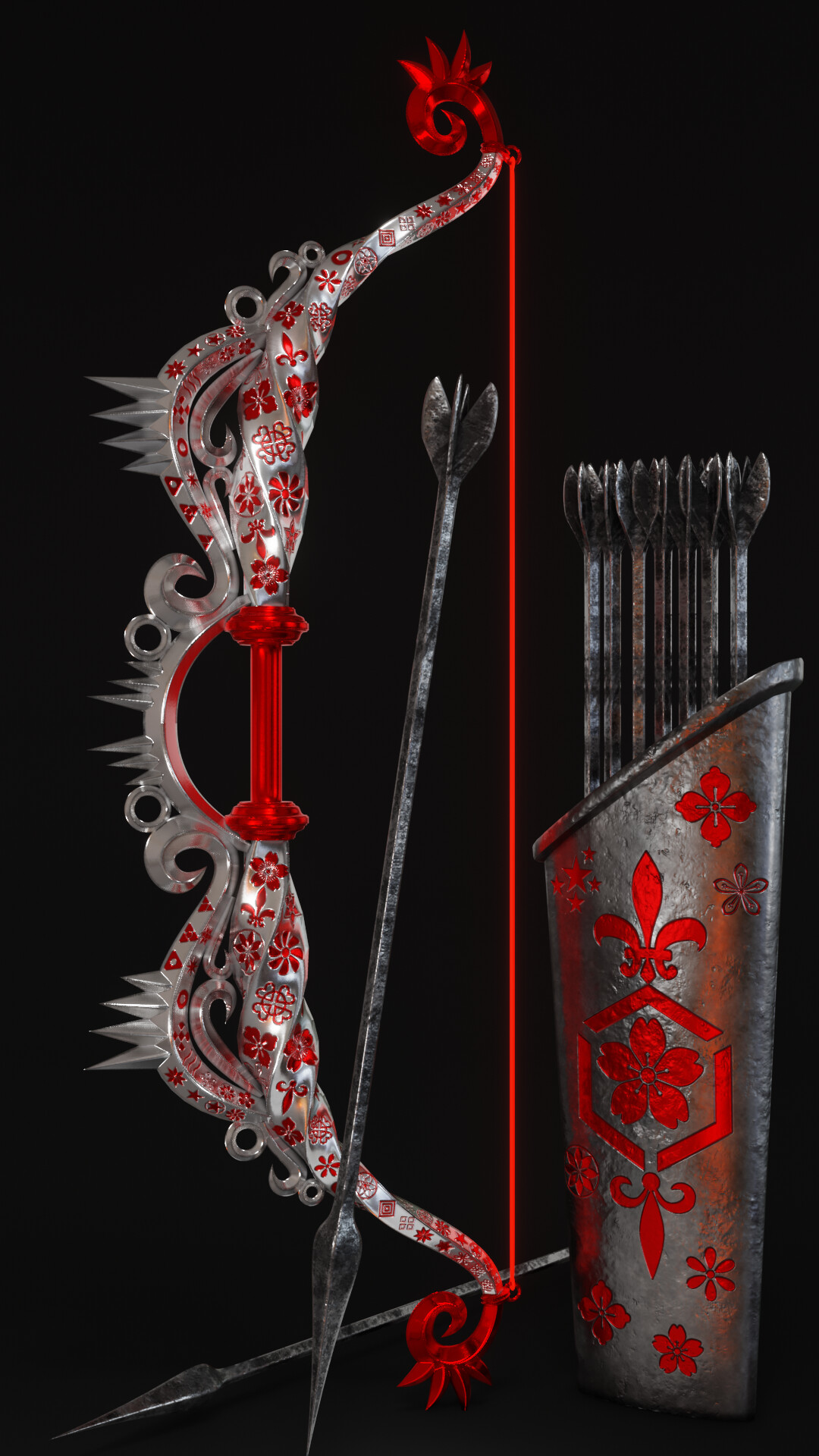 ArtStation - bow mediaval metal | Game Assets