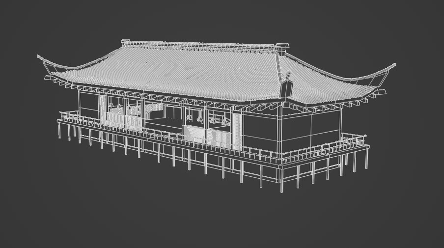 ArtStation - JAPAN TRADITIONAL BUILDING Low-poly | Game Assets