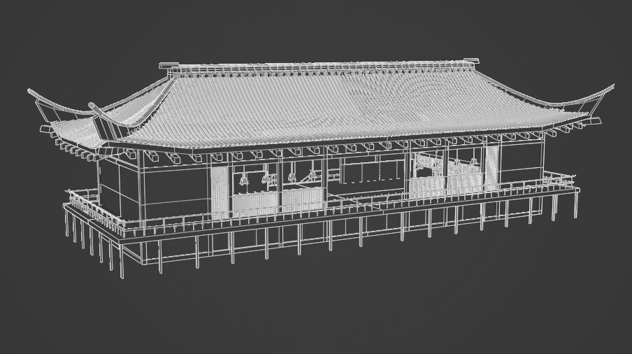 ArtStation - JAPAN TRADITIONAL BUILDING Low-poly | Game Assets