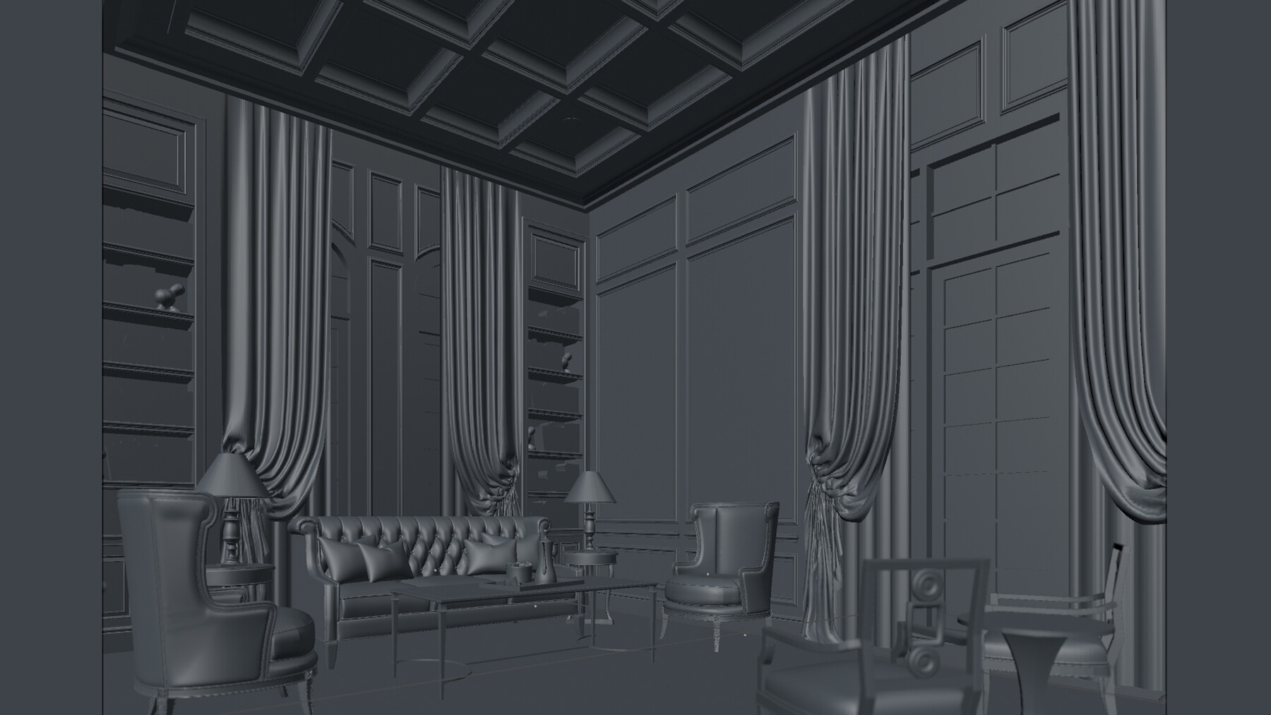 ArtStation - SCENE GUESTROOM | Tutorials