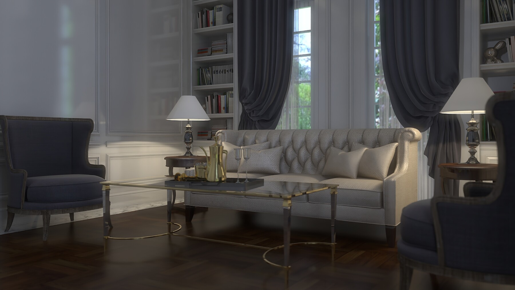 ArtStation - SCENE GUESTROOM | Tutorials