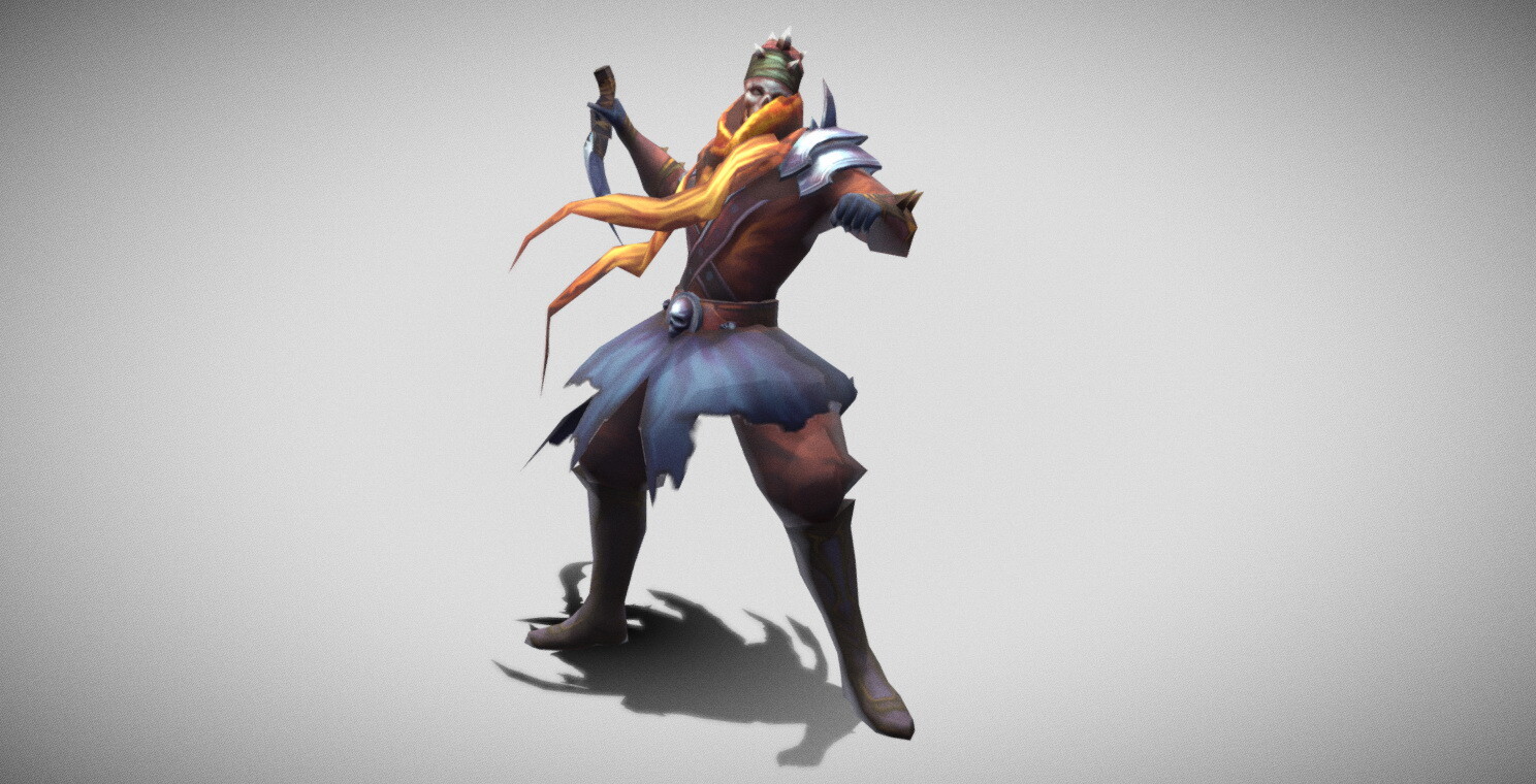 ArtStation - Dungeon Fantasy Monster - Desert Skeleton Assassin | Game ...