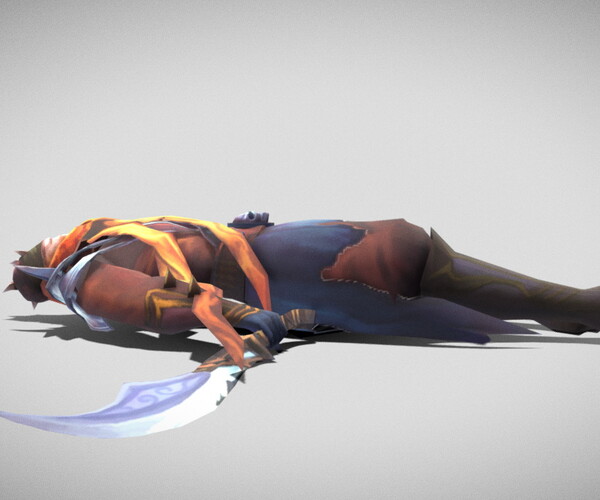 ArtStation - Dungeon Fantasy Monster - Desert Skeleton Assassin | Game ...