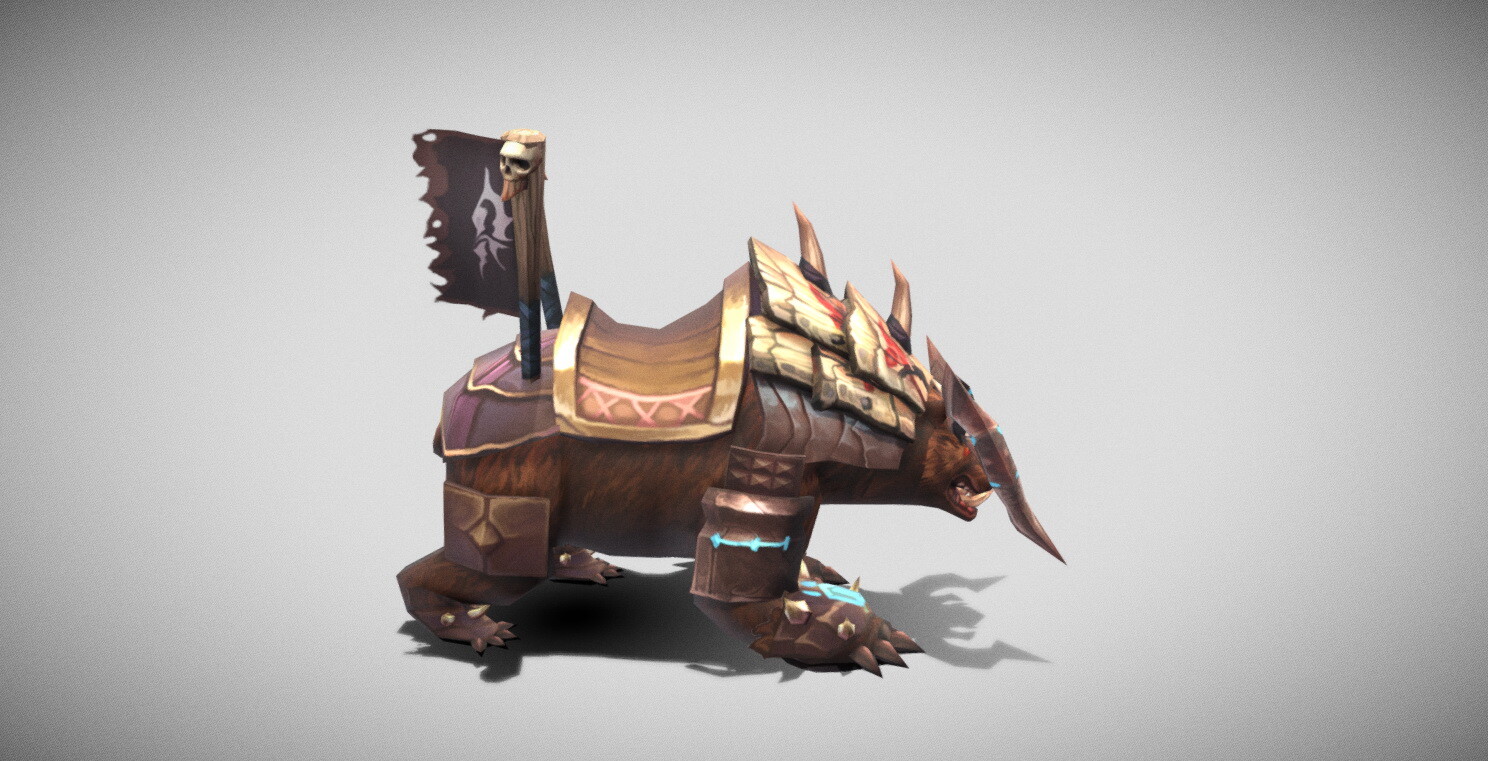 ArtStation - Dungeon Fantasy Monster - Armor Bull | Game Assets