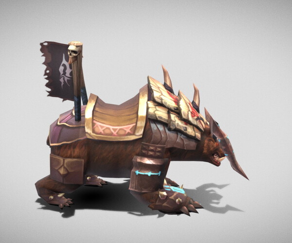 ArtStation - Dungeon Fantasy Monster - Armor Bull | Game Assets