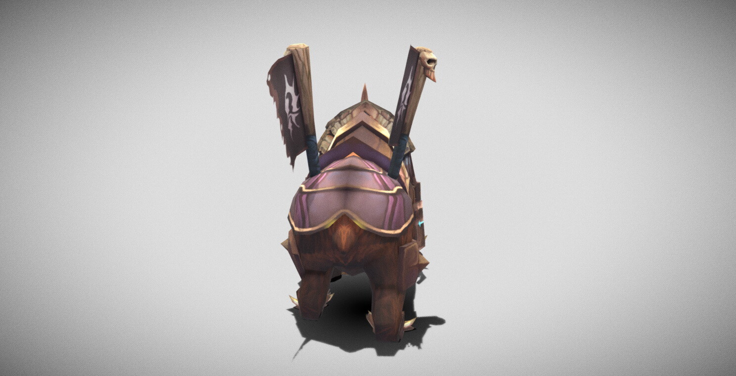 ArtStation - Dungeon Fantasy Monster - Armor Bull | Game Assets