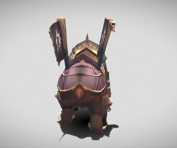 ArtStation - Dungeon Fantasy Monster - Armor Bull | Game Assets