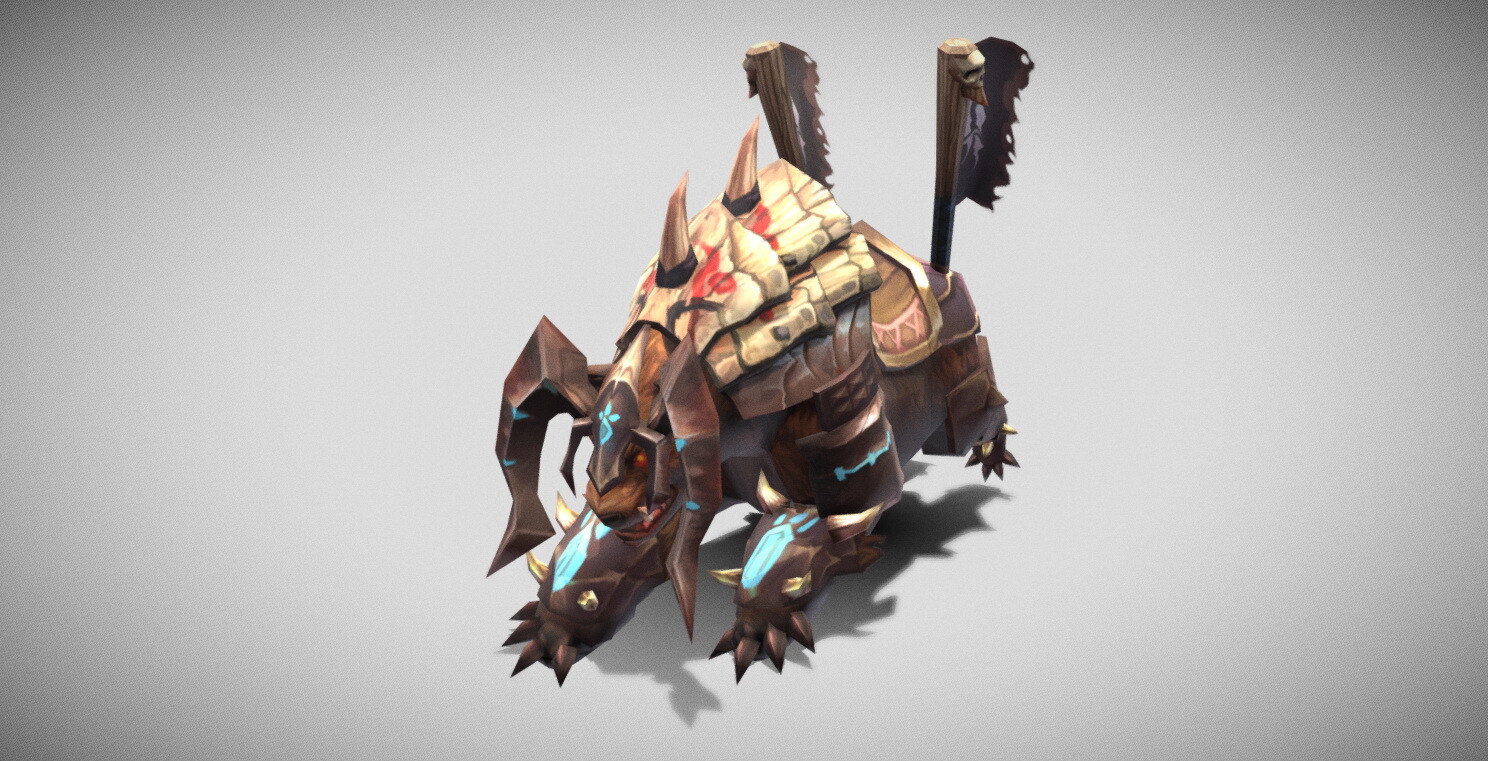 ArtStation - Dungeon Fantasy Monster - Armor Bull | Game Assets