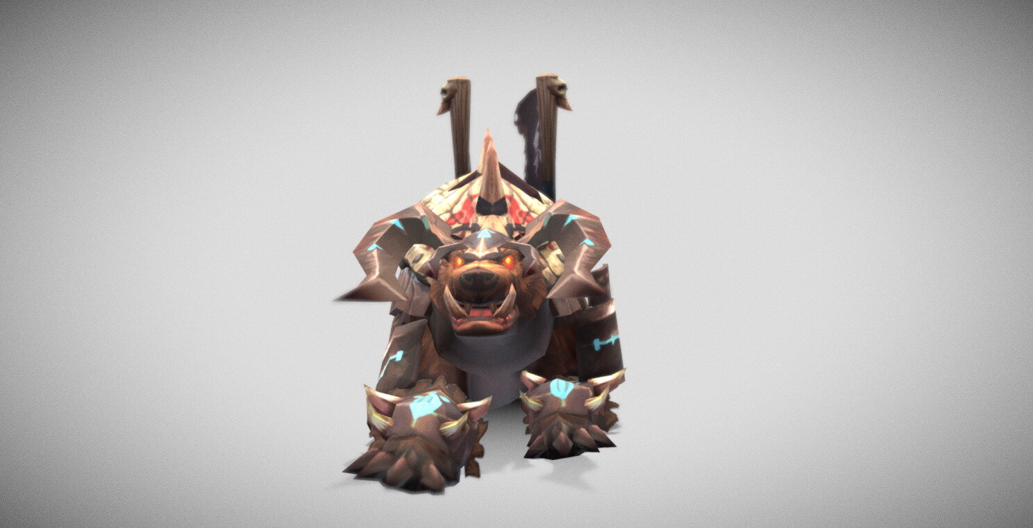 ArtStation - Dungeon Fantasy Monster - Armor Bull | Game Assets