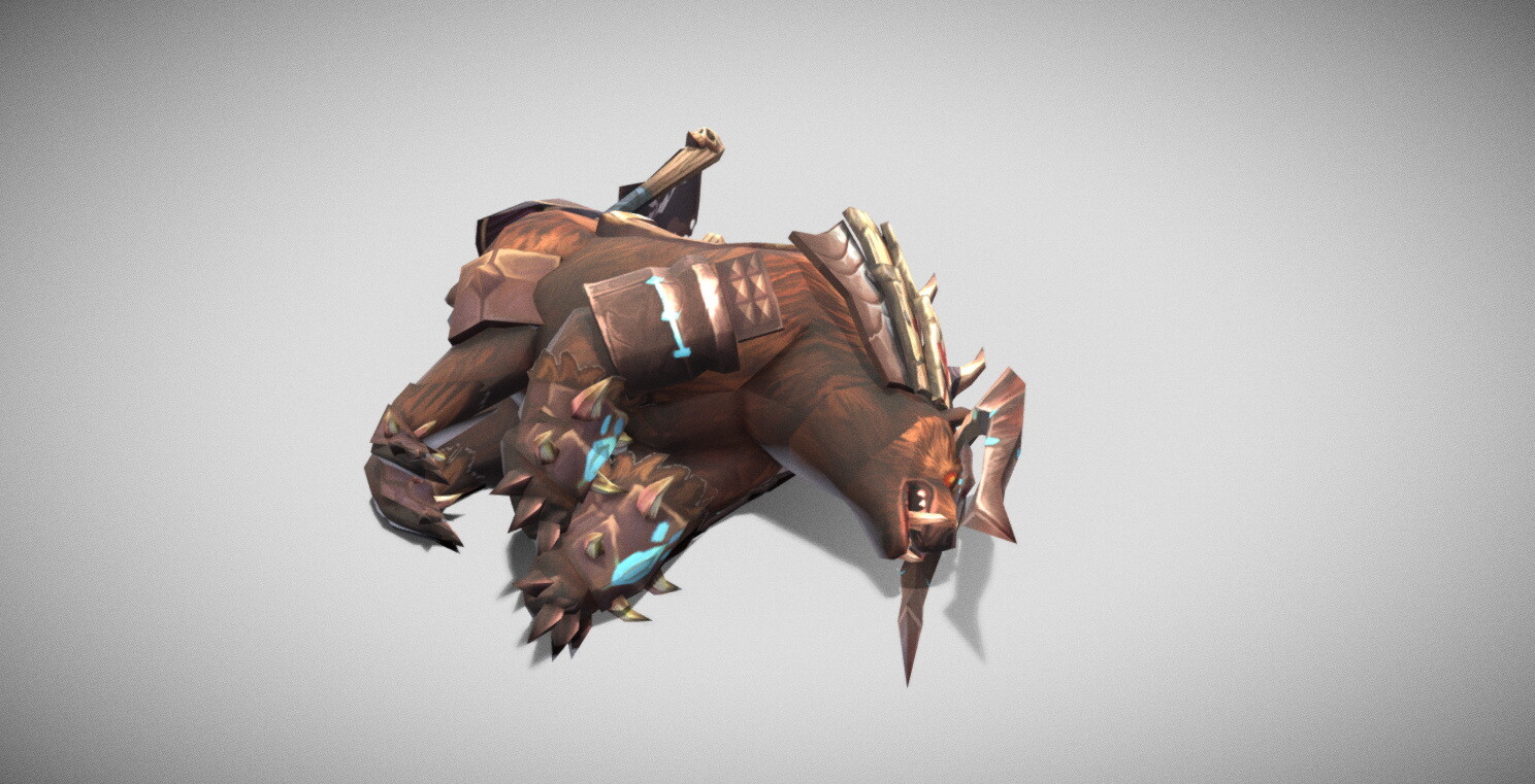 ArtStation - Dungeon Fantasy Monster - Armor Bull | Game Assets