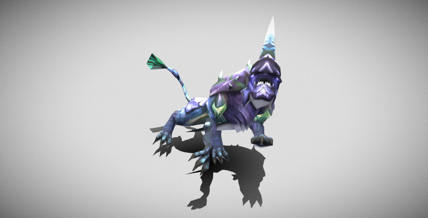 ArtStation - Dungeon Fantasy Monster - Armor Leopard | Game Assets